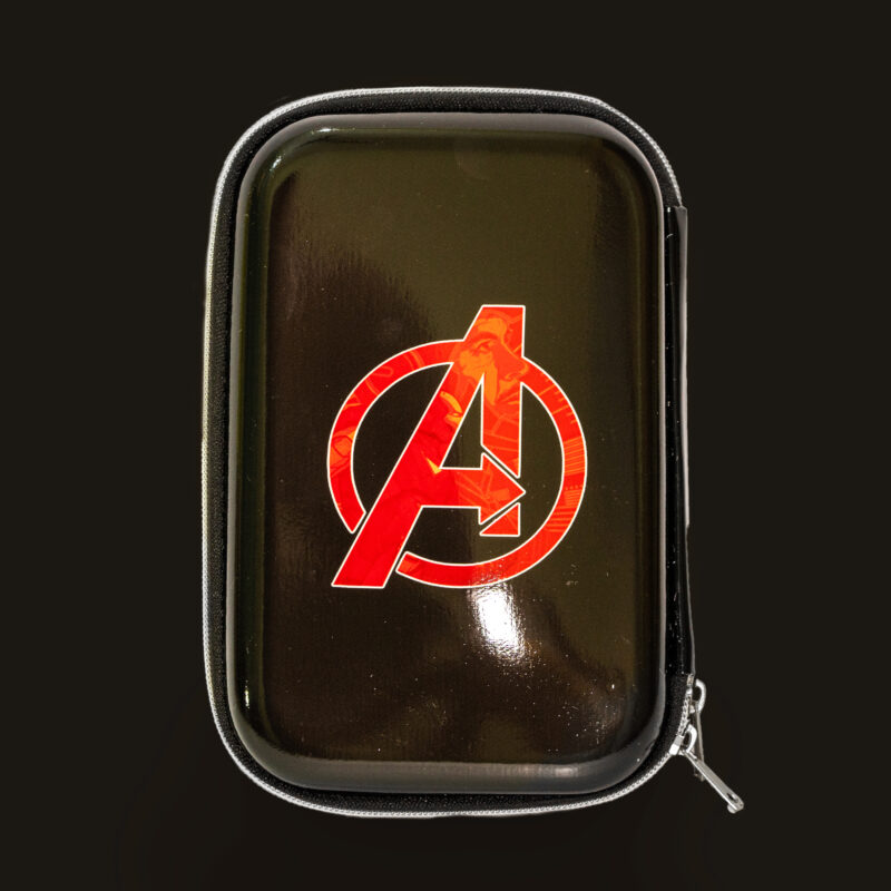 Shiny Avengers Big Pouch for School, Boys & Girls